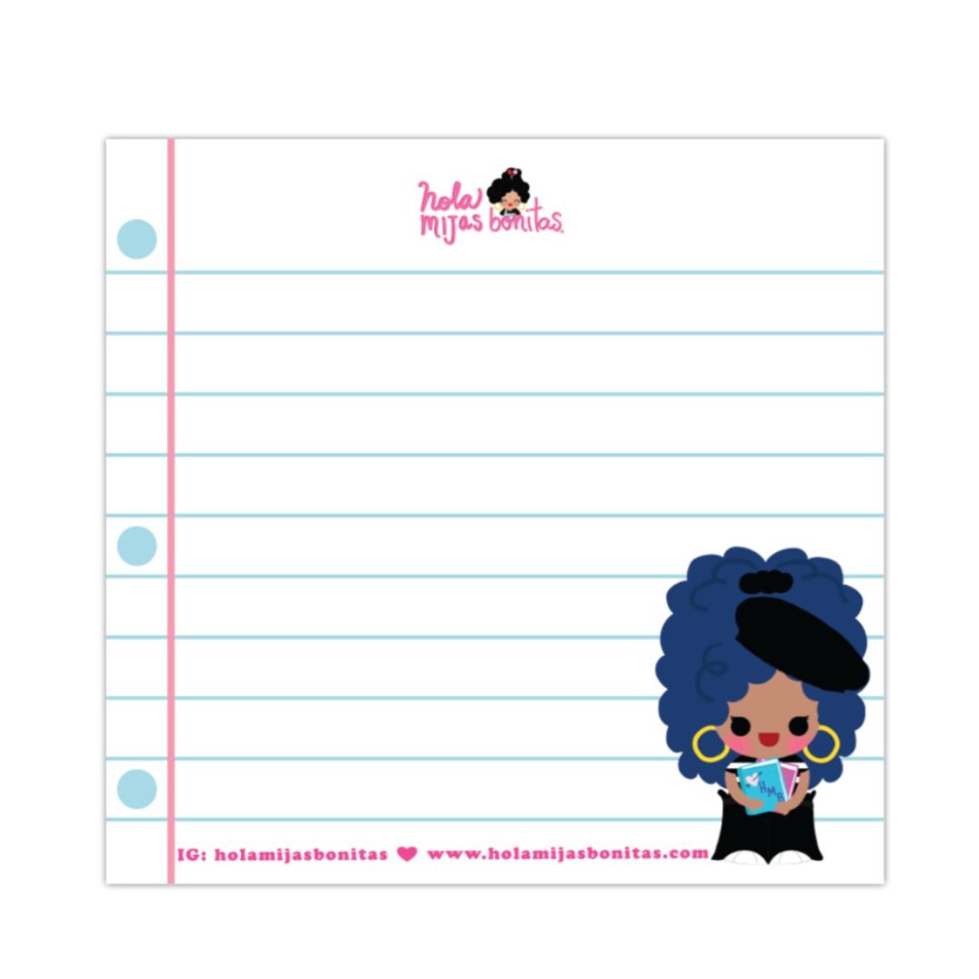 Back To School Rosa Sticky Notes – Hola Mijas Bonitas